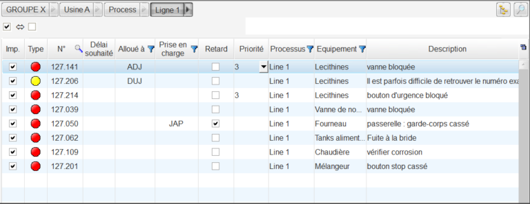 GMAO : Assets management - Factory Systems